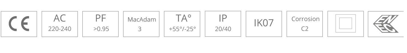 Downlight - T-Modular Square